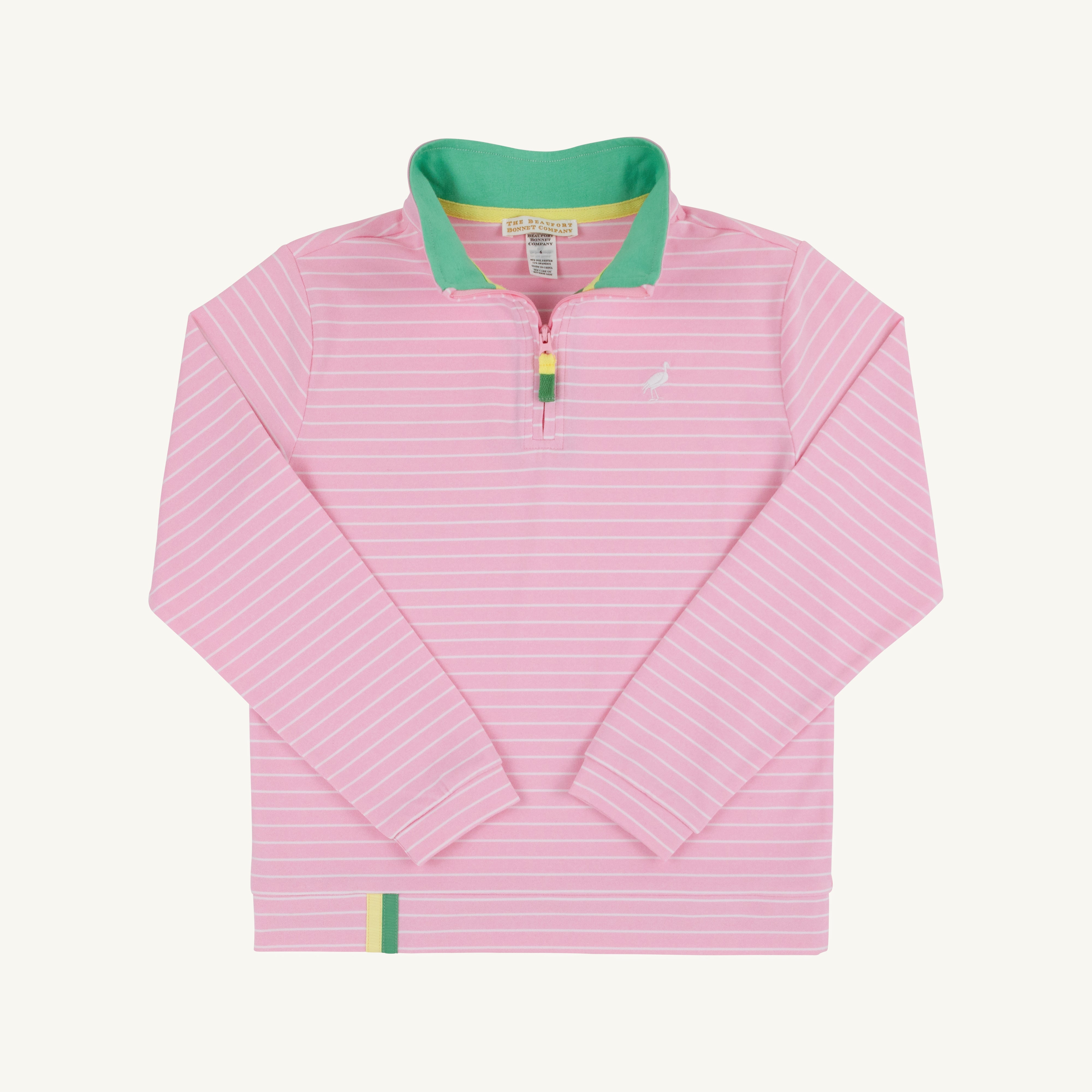 TBBC - Prepletic™ Hayword Half Zip - Pier Party Pink – Hampton James ...