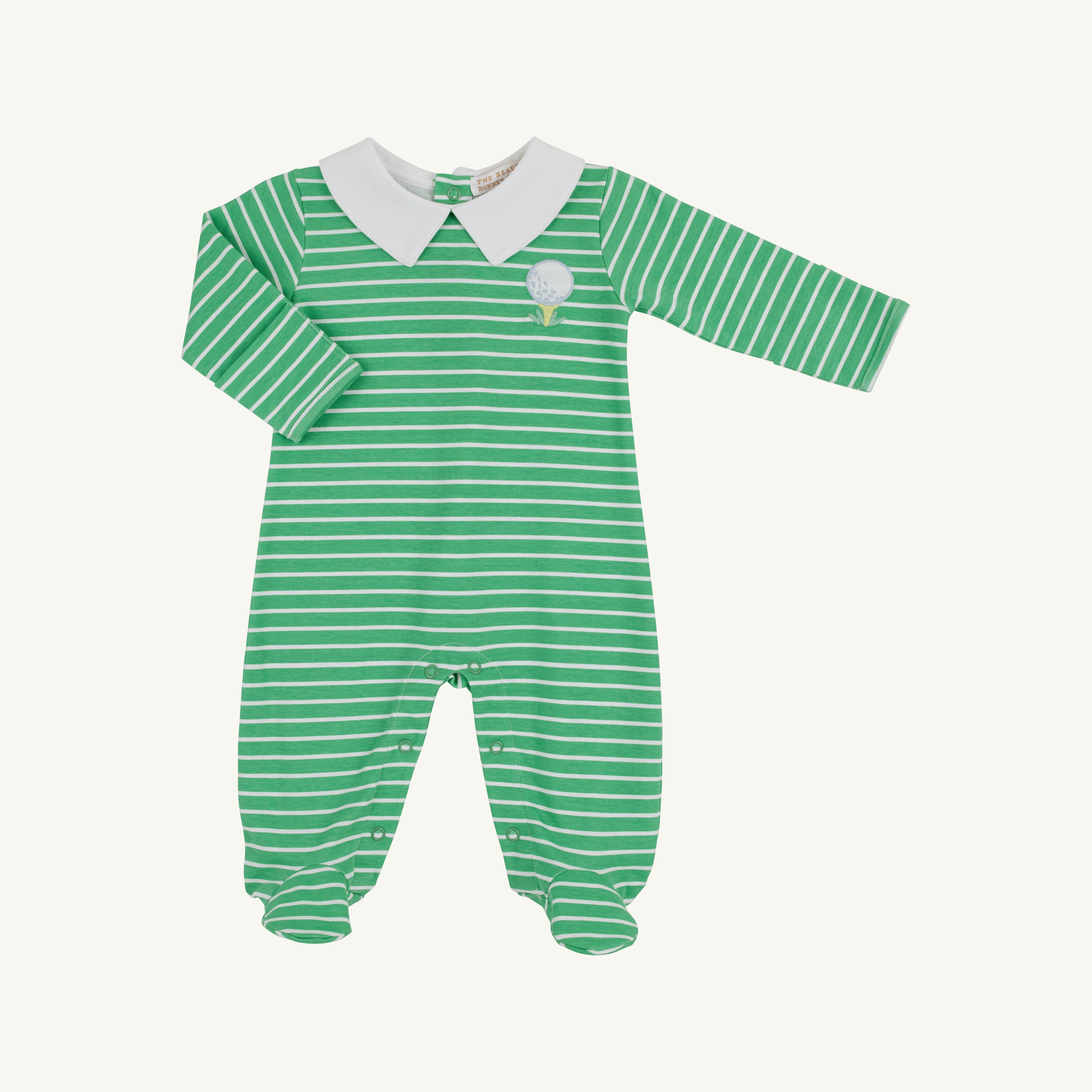 TBBC - Rock Me Romper- Embroidery Island Green Stripe – Hampton James ...