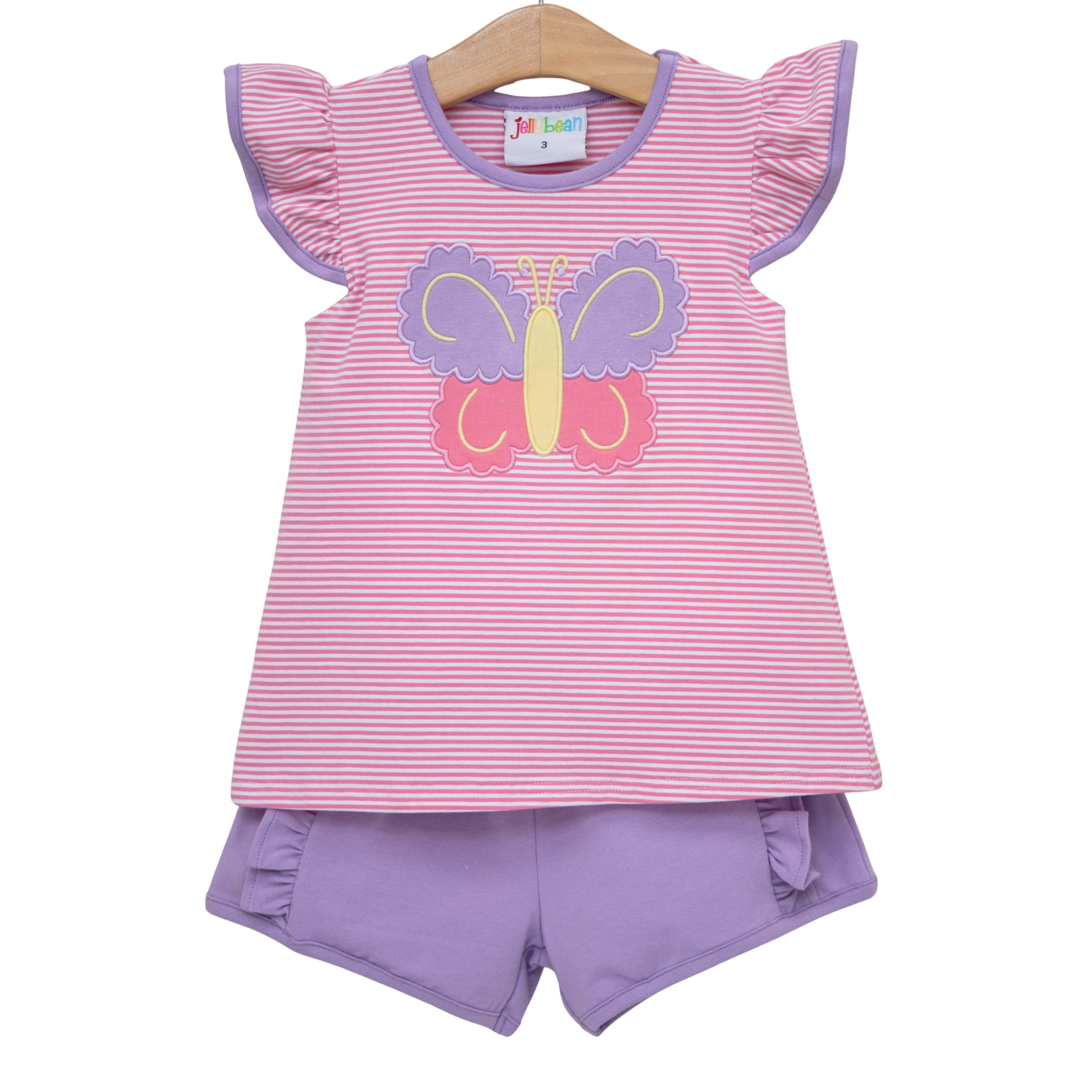 Butterfly Kisses Ruffle Short Set – Hampton James Clothing