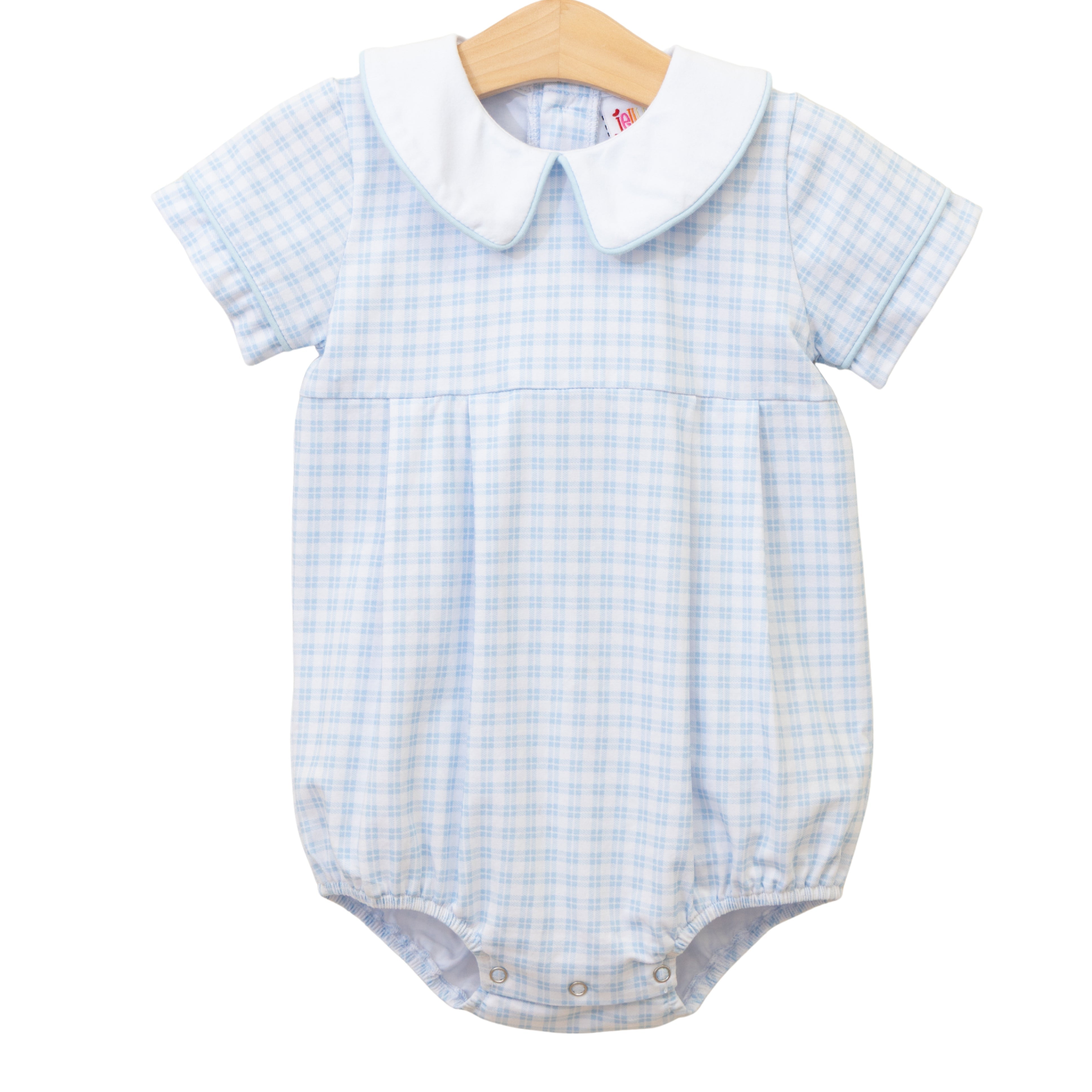 Powder Blue Plaid Bubble – Hampton James Clothing