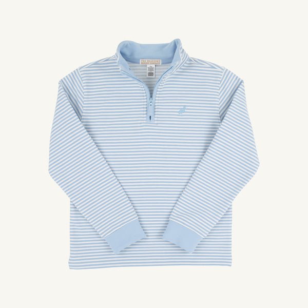 TBBC - Hayword Half-Zip - Beale Street Blue Stripe – Hampton James Clothing