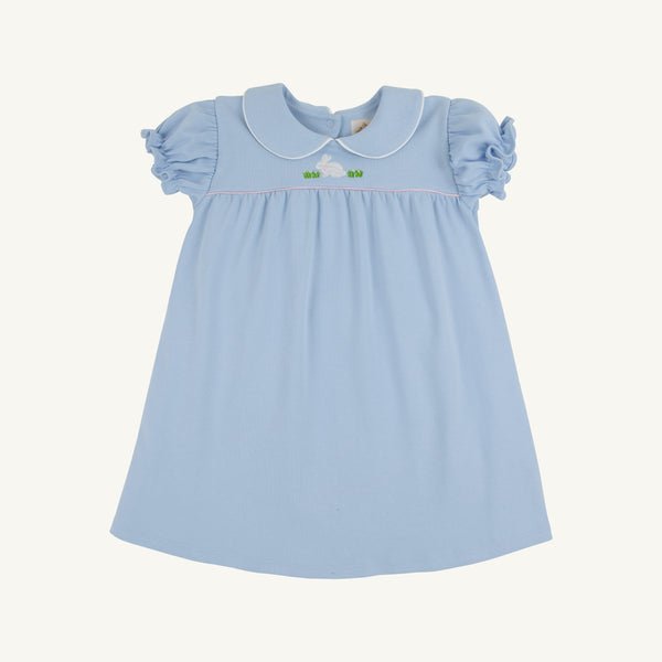 TBBC - Holly Day Dress - Beale Street Blue with Bunny Applique ...
