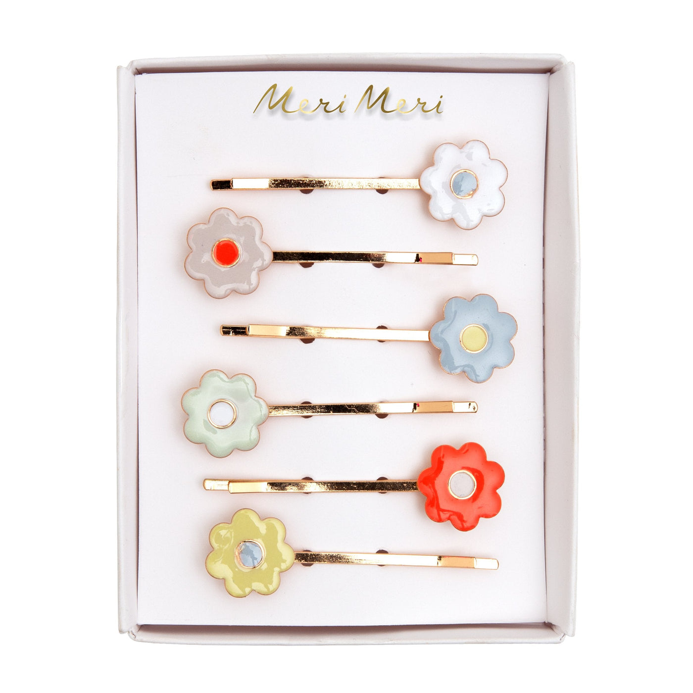 Daisy Enamel Hair Slides – Hampton James Clothing