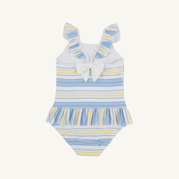 TBBC - St. Lucia Swimsuit - Sobro Stripe with Worth Avenue White ...